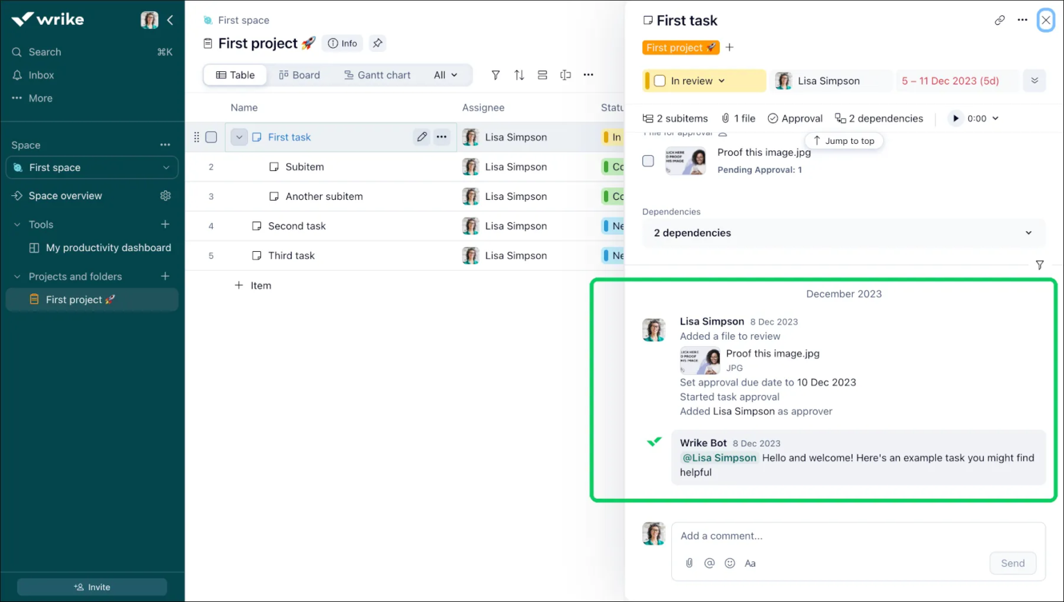 Wrike Project Management Software Review 2025: Features, UI, & Pricing ...